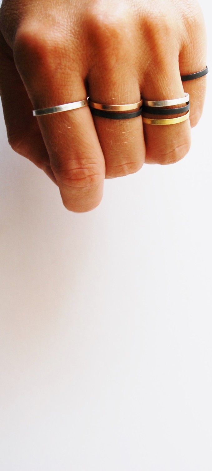 Inside Out ring - Virginia Tzioti